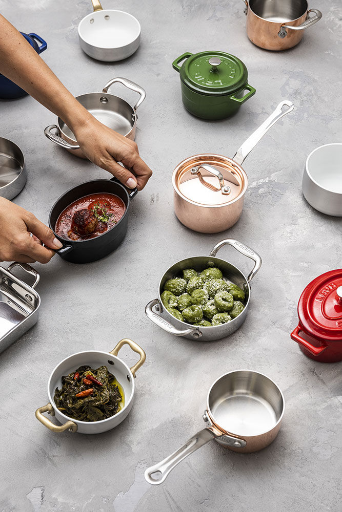 Pentole e padelle monoporzione per servire a tavola con stile | Paderno