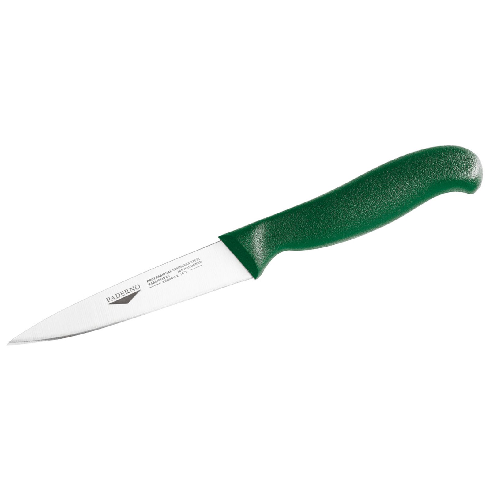 Paring knife , Green, Stamped Knives Series 18000, Paderno