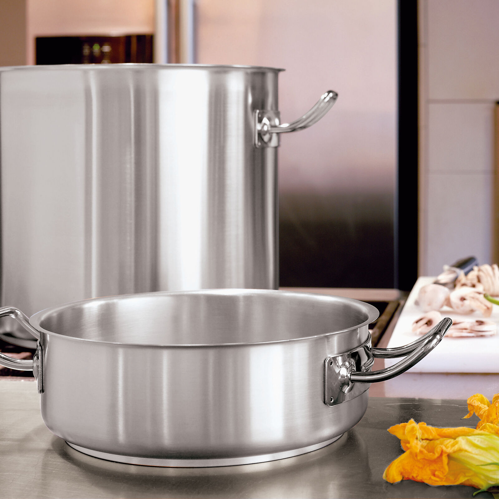 Stock pot , Steel, Series 2000, Paderno