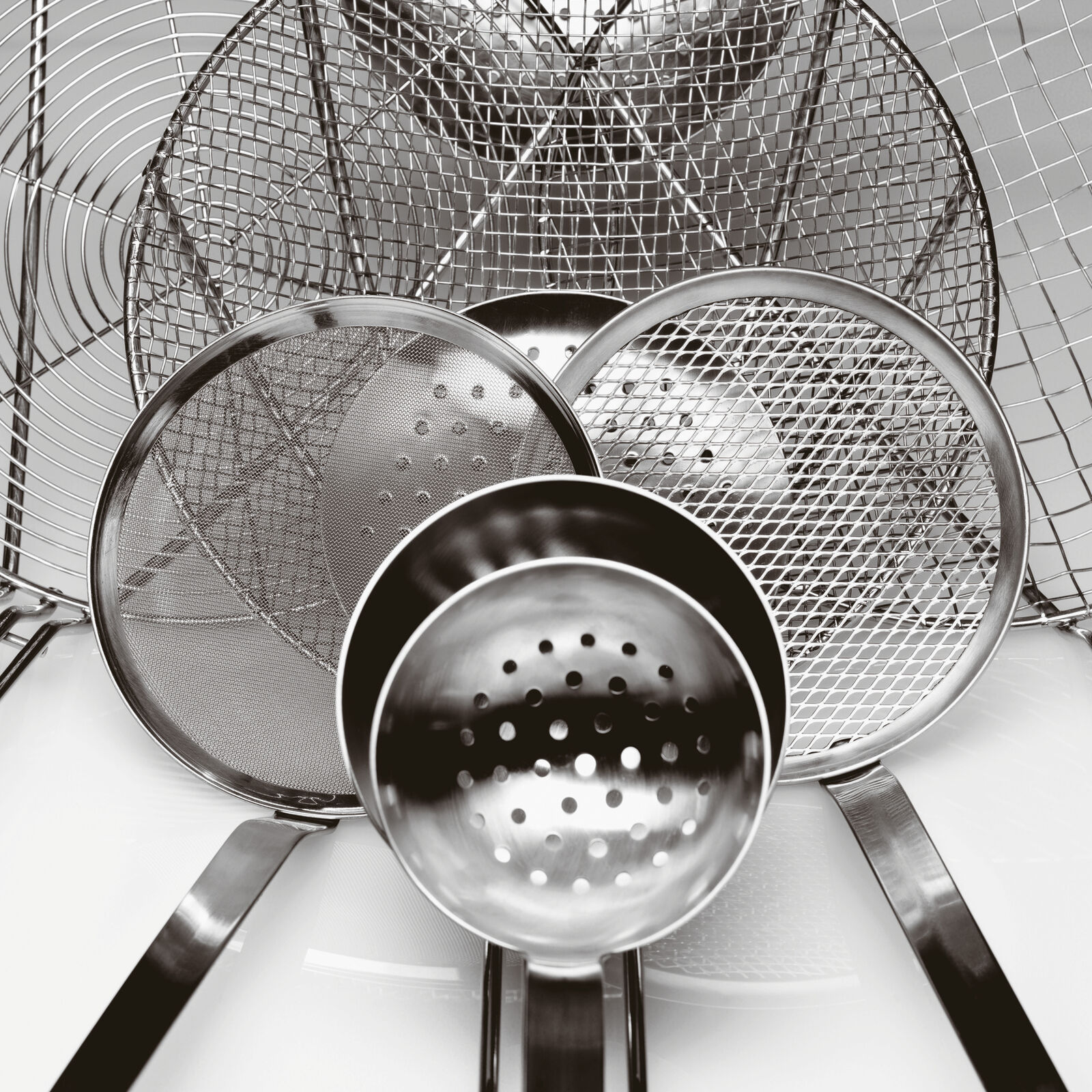 Ladle perforated, Steel, Ladles Series 11900, Paderno