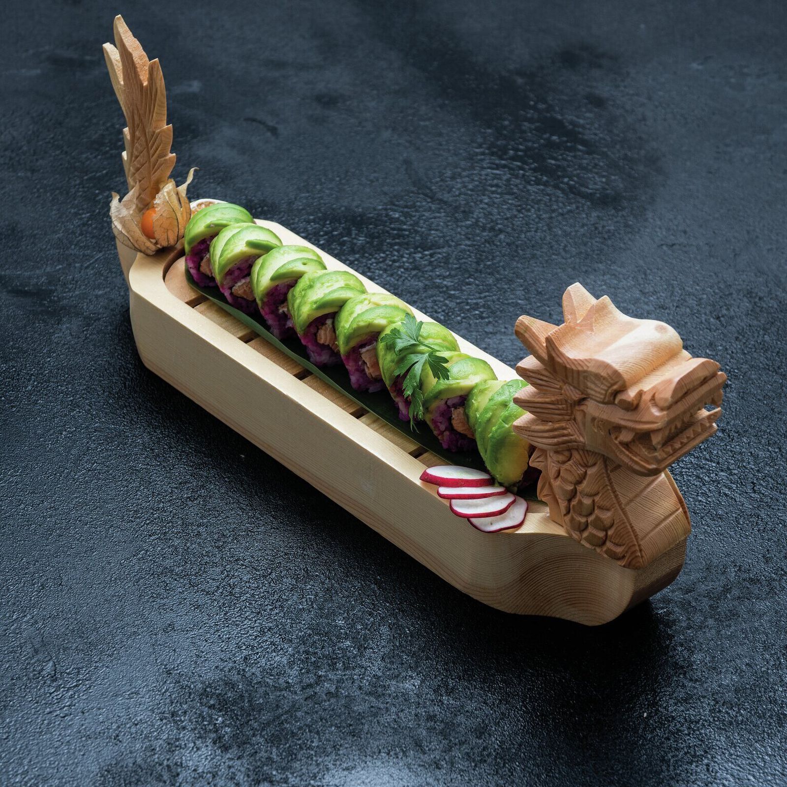 Barca per sushi , Light Wood, Tavola, Buffet, Espositori, Paderno