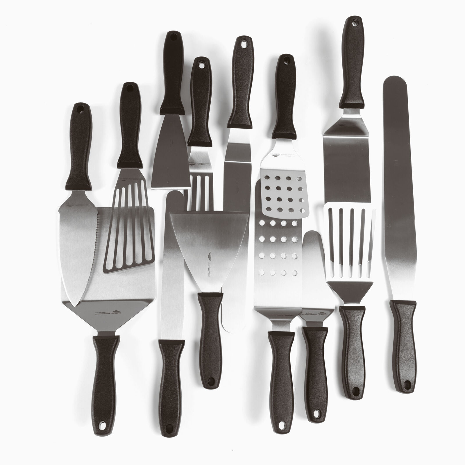 Perforated spatula , Steel, Spatulas Series 18500, Paderno